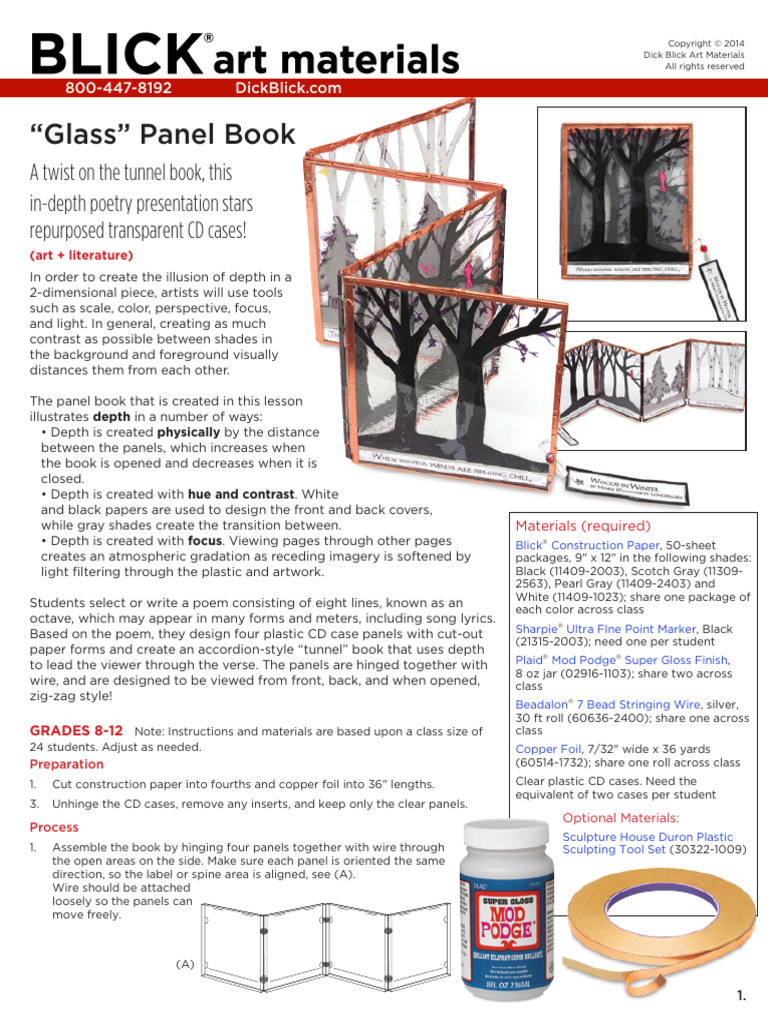Glass Panel Book CD Case Book | PDF | Drawing