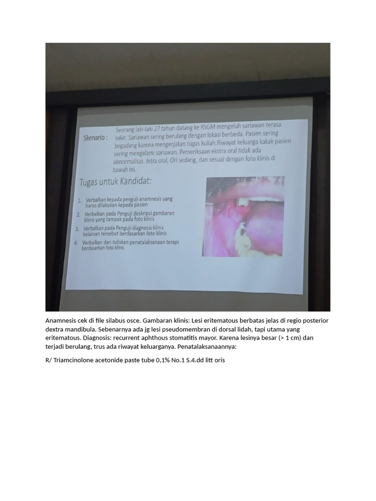 Catatan osce IPM | PDF