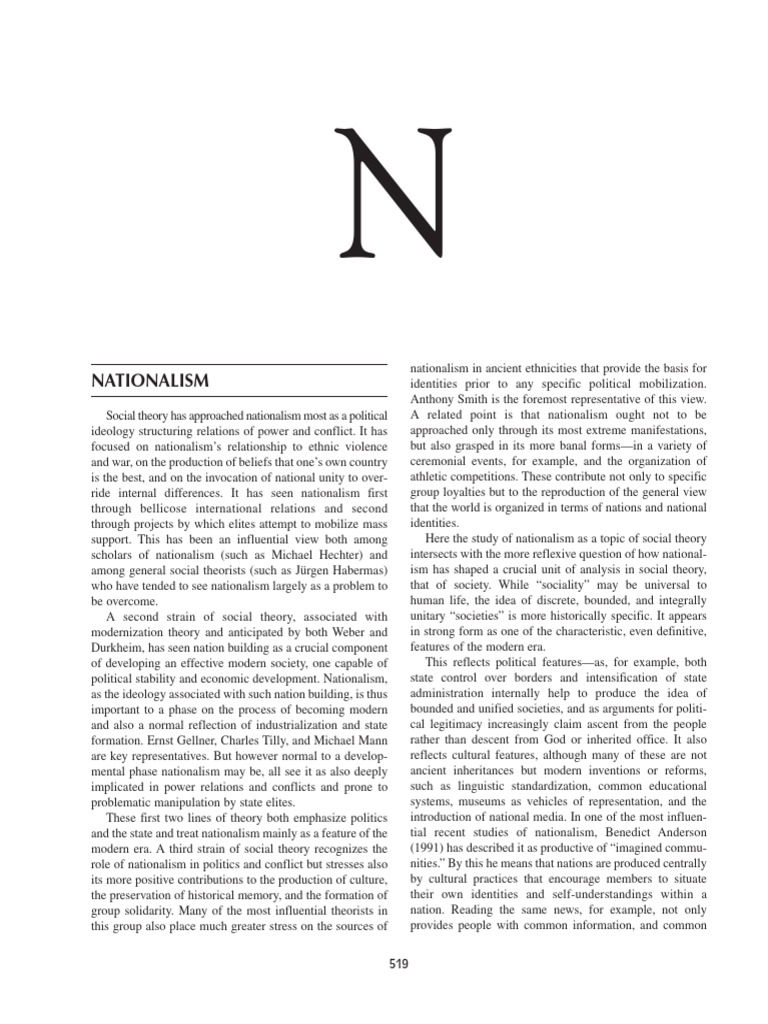 Nationalism | PDF | Nationalism | Nation