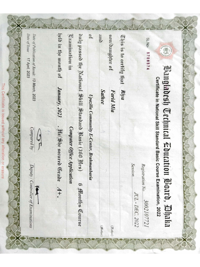 computer certificate font | PDF