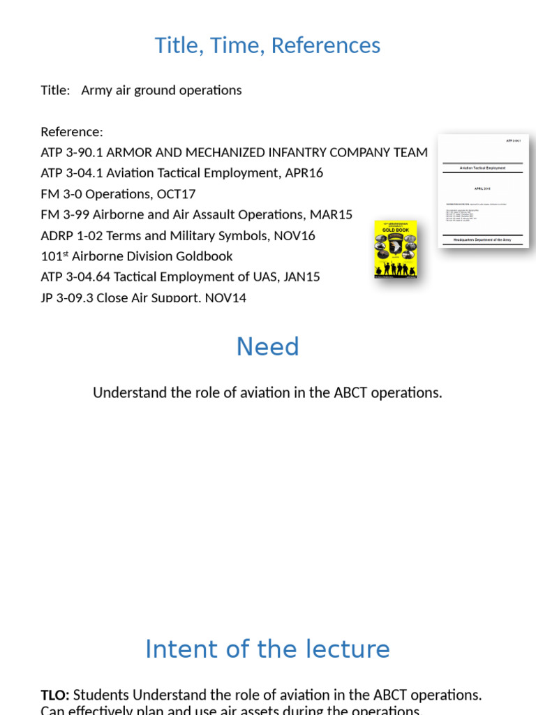 Army Aviation in Air-Ground Operations | PDF | Reconnaissance ...
