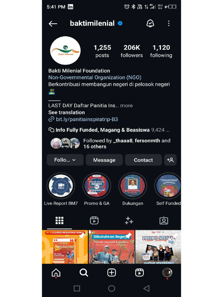 Bukti Follow Account IG | PDF