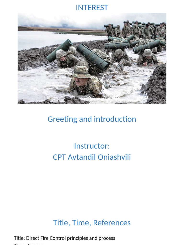 Direct Fire Control Principles and Process | PDF | Cartesian Coordinate ...