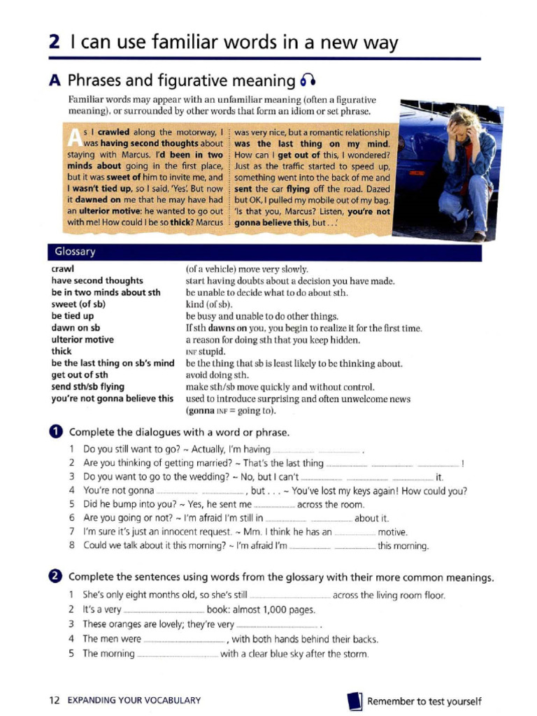 Unit 2. I Can Use Familiar Words in A New Way | PDF