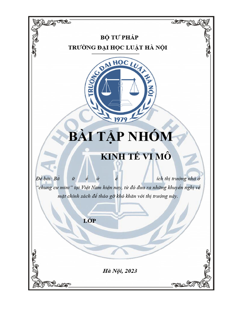 Kinh Tế Vi Mô Btl Final | PDF