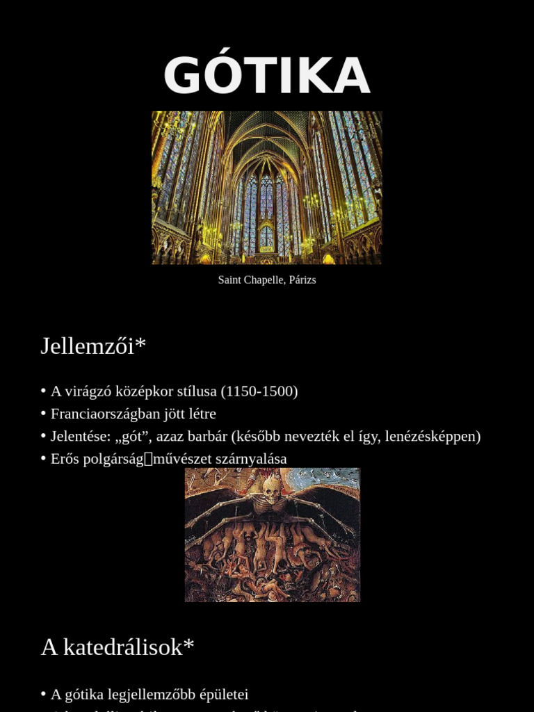 A Gótika | PDF