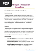 Agricultural Farming Project Proposal | PDF