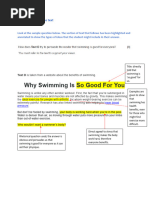 AICE English 9093 Paper 1 Candidate Responses | PDF | Question ...