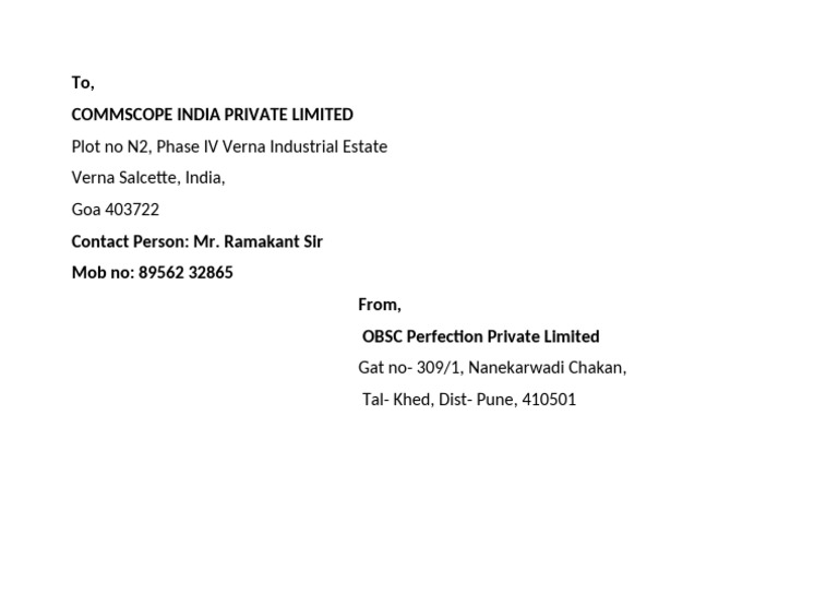 Business Communication Notice | PDF