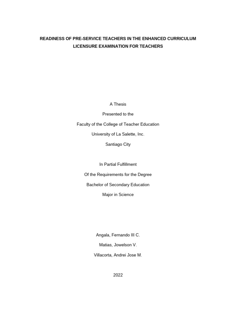 BSED SCIENCE 2 RESEARCH Complete | PDF | Distance Education | Teachers