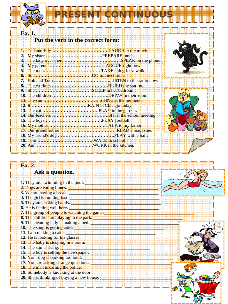 PRESENT CONTINUOUS | PDF