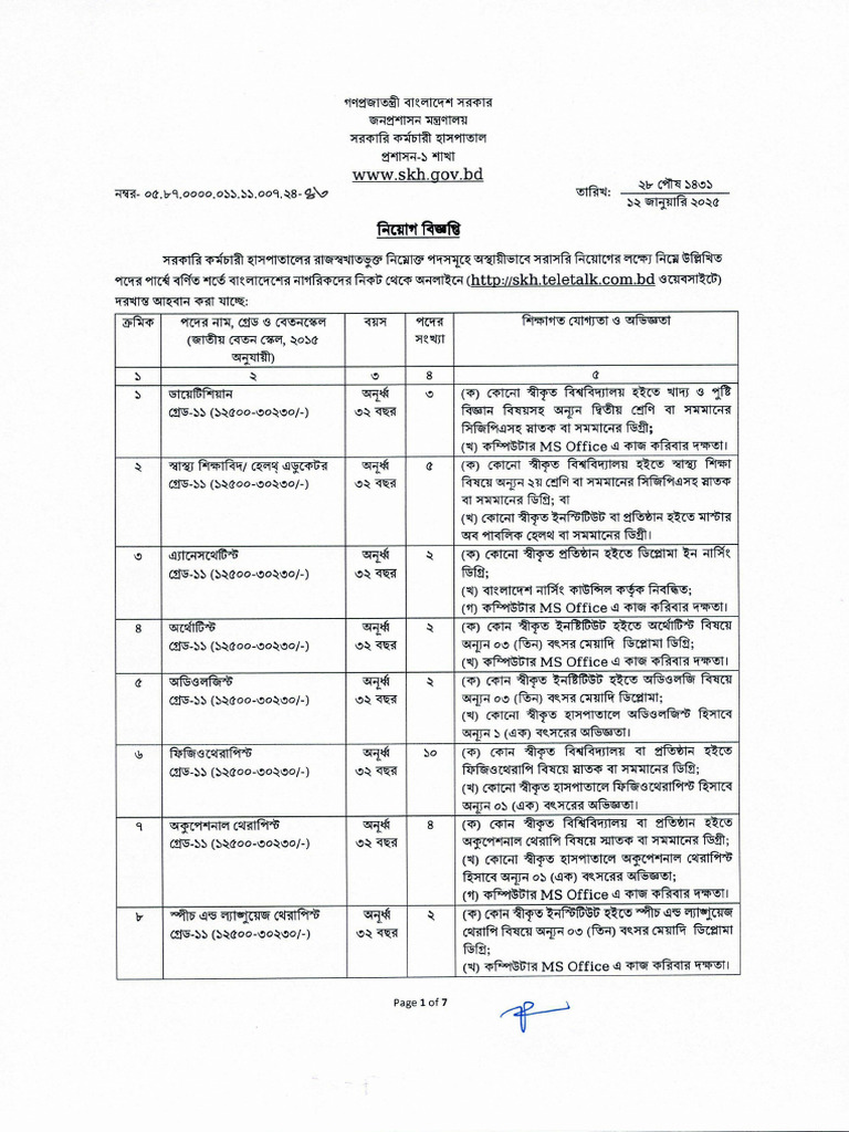 SKH Final Circular 12.01.25 | PDF