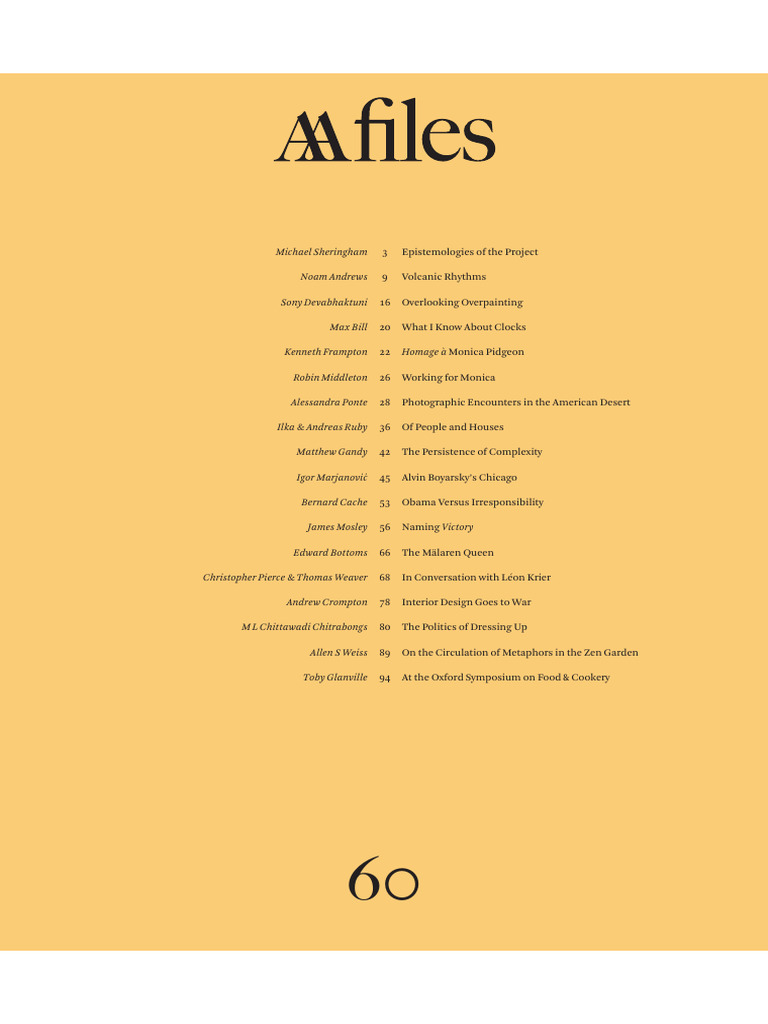 AA Files 60 | PDF