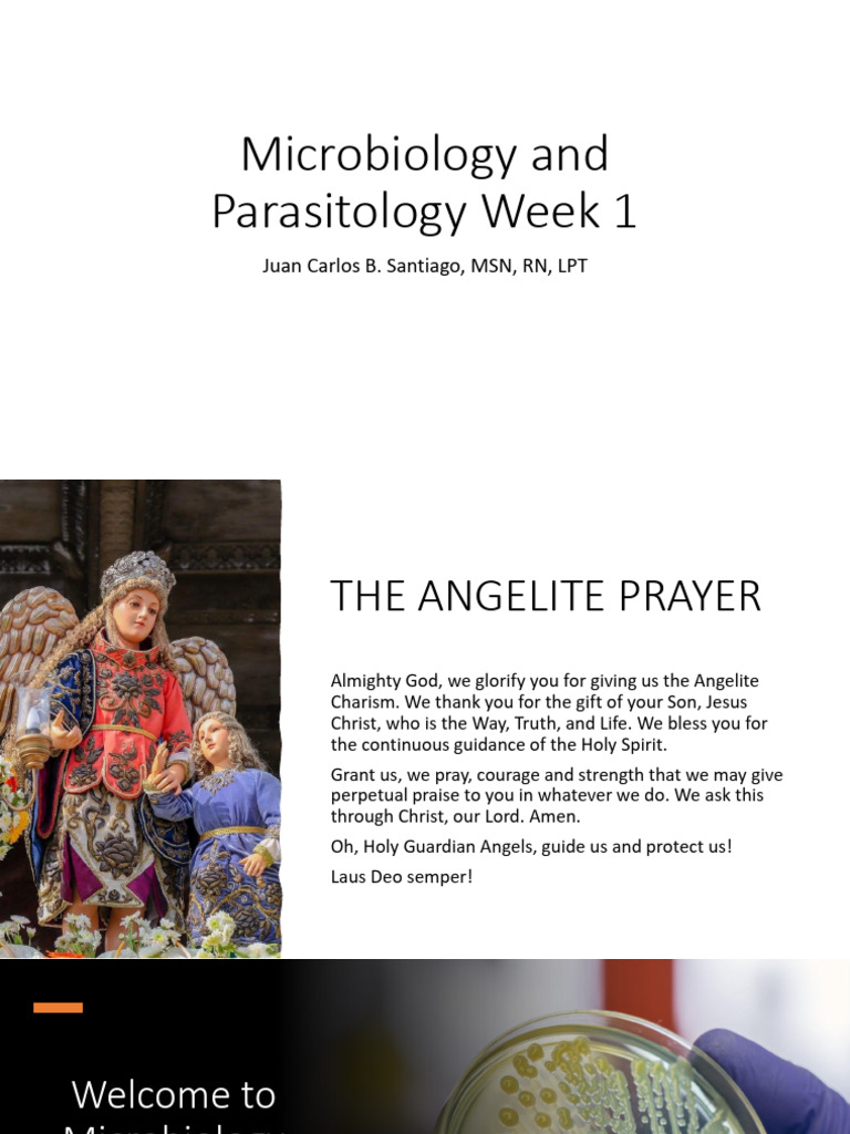 1 Orientation and Introduction To MicroPara | PDF | Microbiology | Louis Pasteur