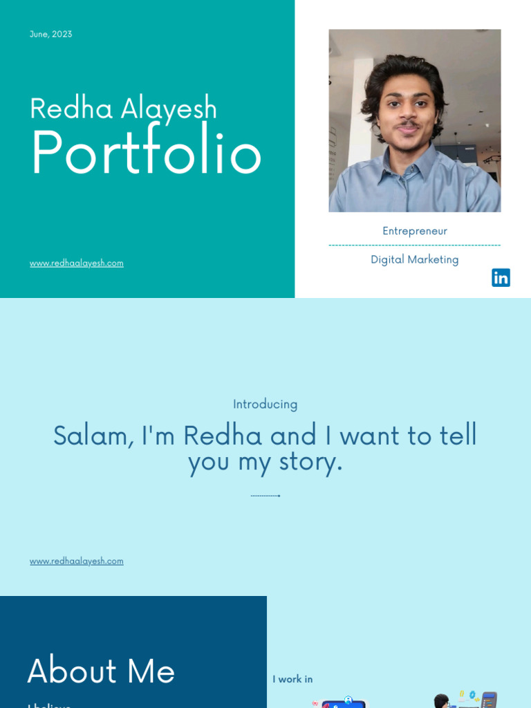 Redha Alayesh Portfolio June 23 v2 | PDF | Marketing | Digital Marketing