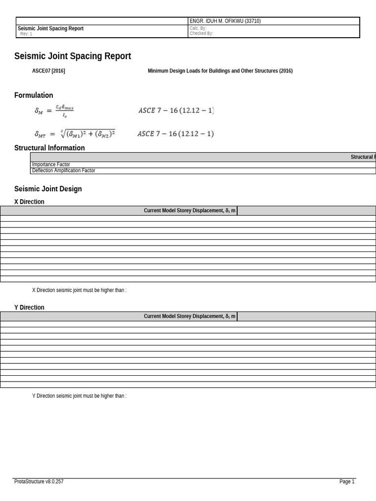 BFI TOWER SeismicJointSpacing | PDF