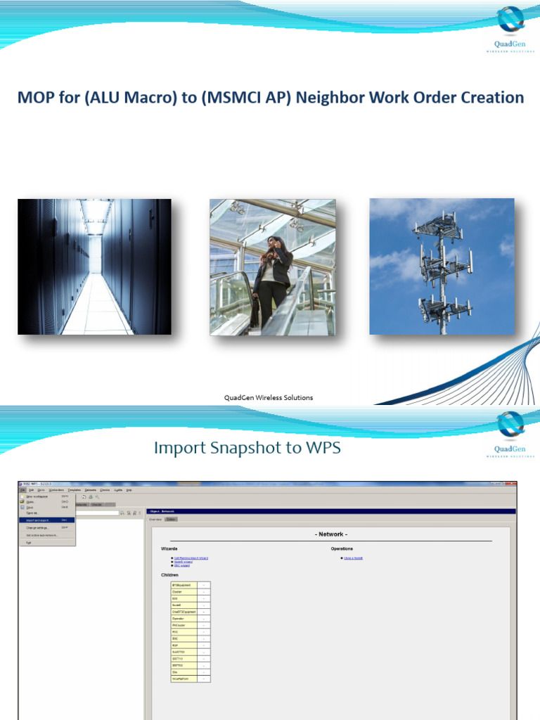 MOP For ALU Macro To MSMCI AP Work Order Creation | PDF | Microsoft ...