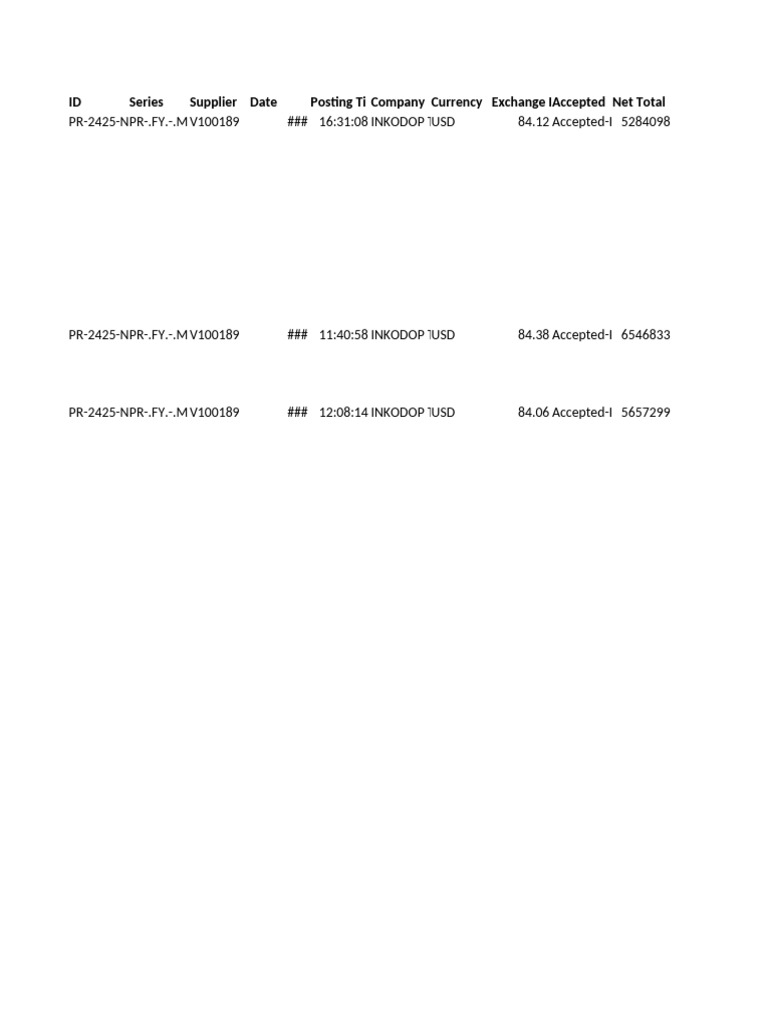 Purchase Receipt (7) | PDF | Foreign Exchange Market | International ...