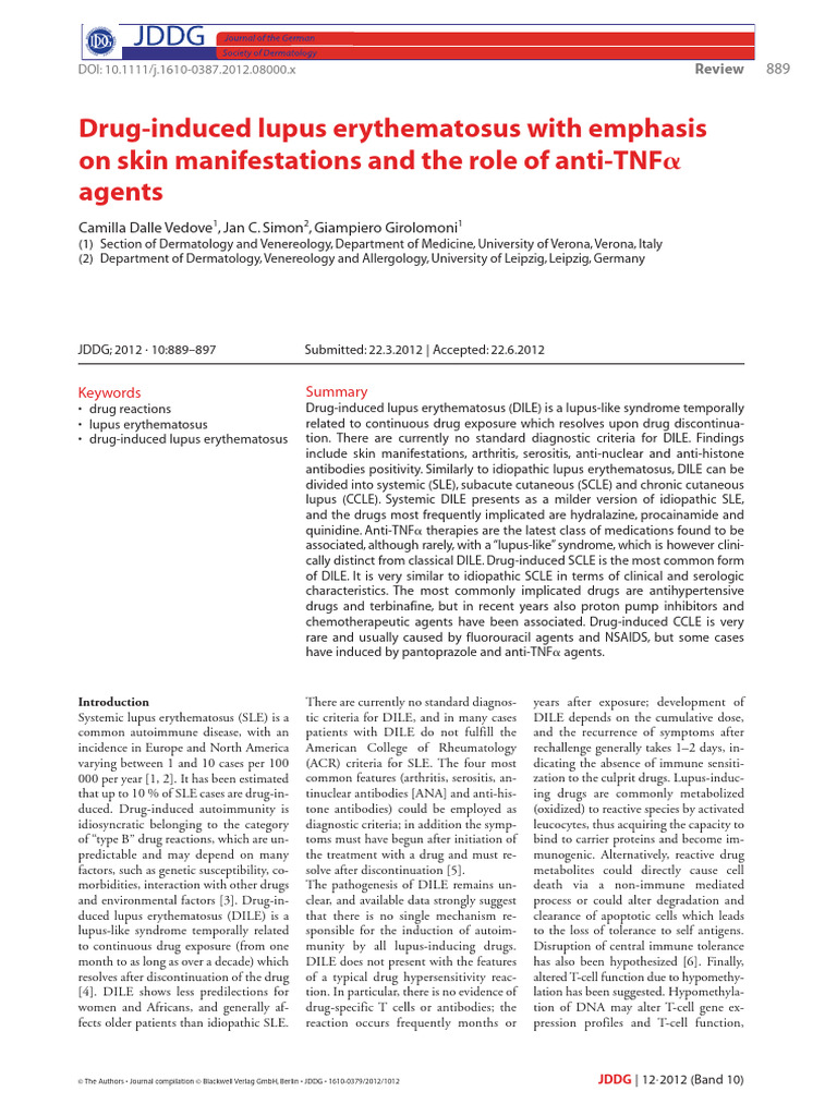 16. Ticlopidine-lupus | PDF | Medical Specialties | Immunology