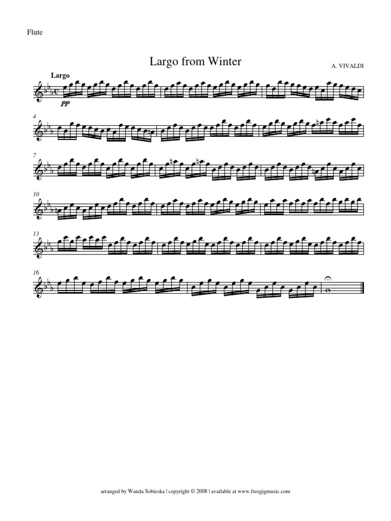 FL Ob CL Vivaldi Winter Parts | PDF