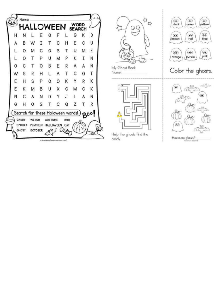 halloween worksheet | PDF