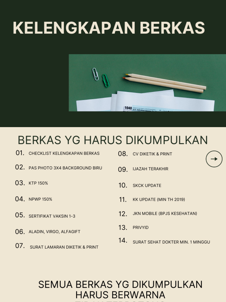 Kelengkapan Berkas | PDF