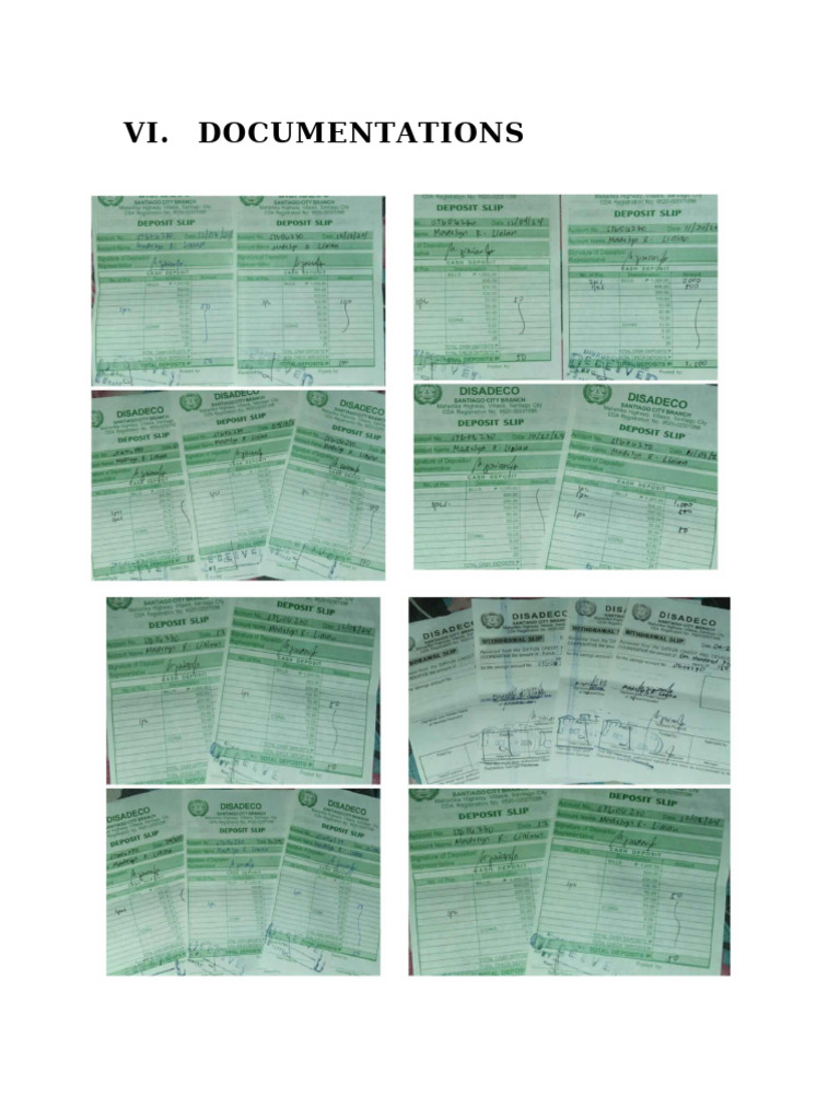 DOCUMENTATIONS Program | PDF