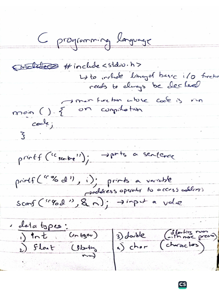 PF Class Notes | PDF