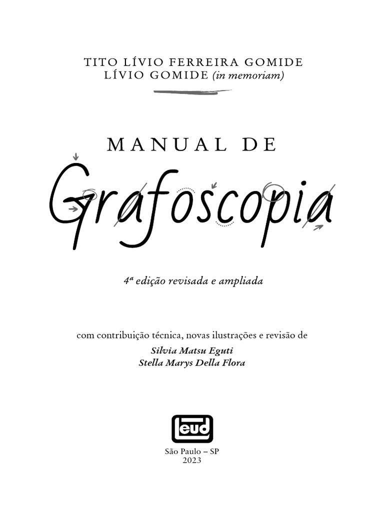 Manual de Grafoscopia - Degustacao | PDF | Testemunha especializada ...