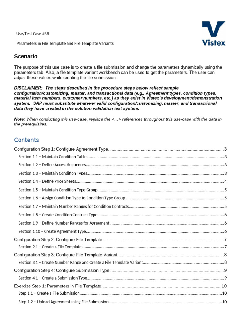 Ip Paramaters File Template Pdf Use Case Parameter Computer Programming