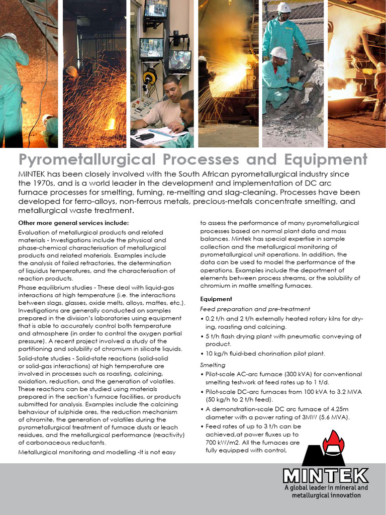 DC Arc Furnace Pyrometallurgy Leader | PDF | Metallurgy | Smelting