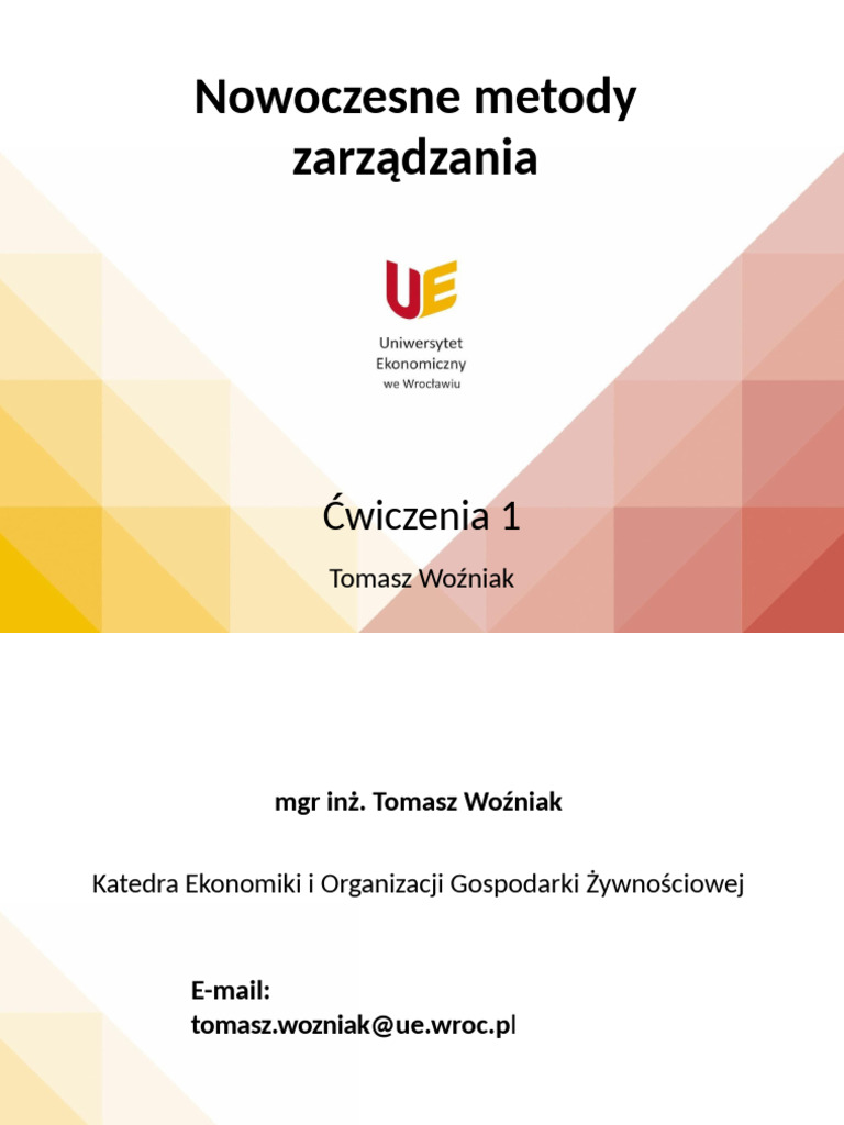 Ćwiczenia 1a - NMZ | PDF