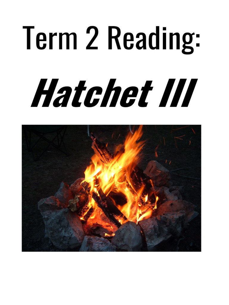 Hatchet Booklet 3 (CH 10-14) Answers | PDF
