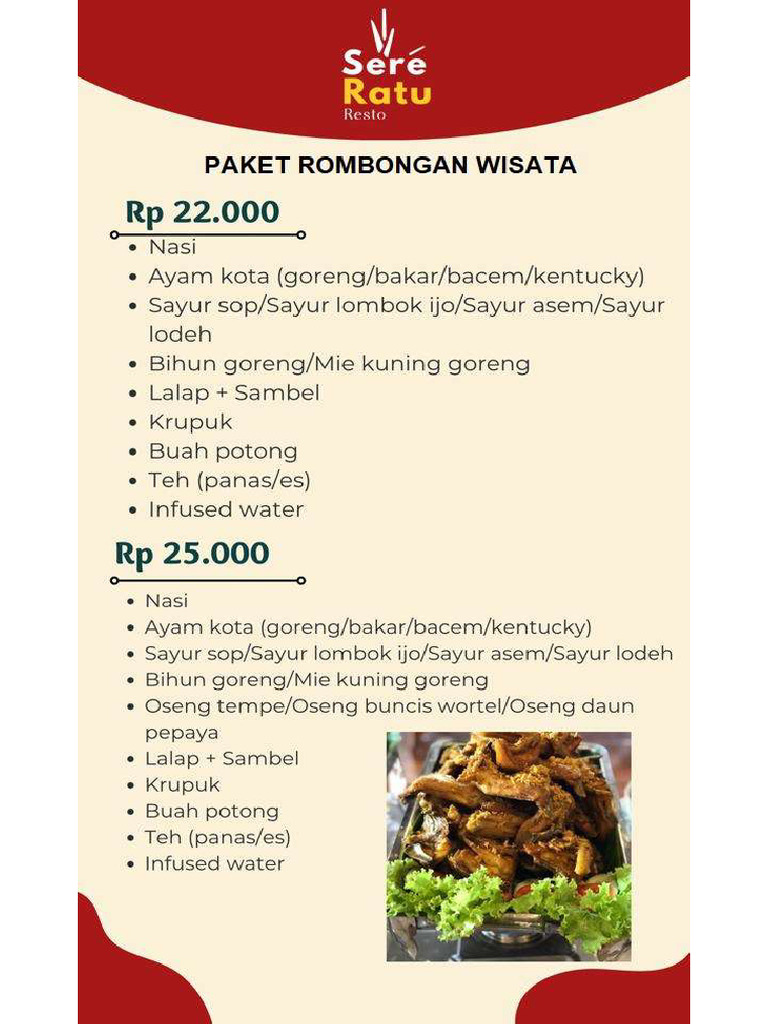 PAKET ROMBONGAN 1 | PDF