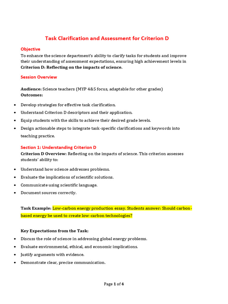 CPD Task Clarification Assessment | PDF | Science | Photovoltaics