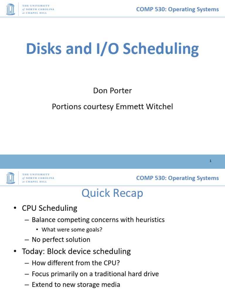 Disk Scheduling Old | PDF | Computer Data Storage | Operating System