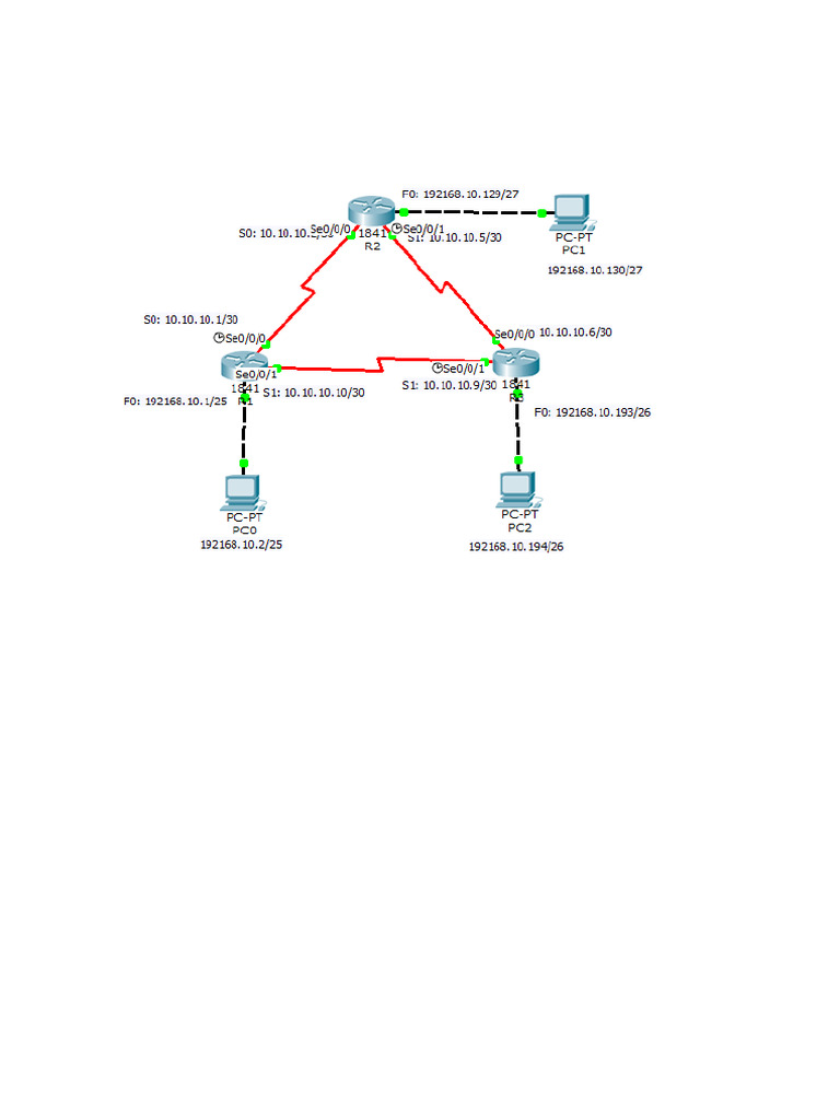 Solusi Tugas EIGRP | PDF | Ip Address | Router (Computing)