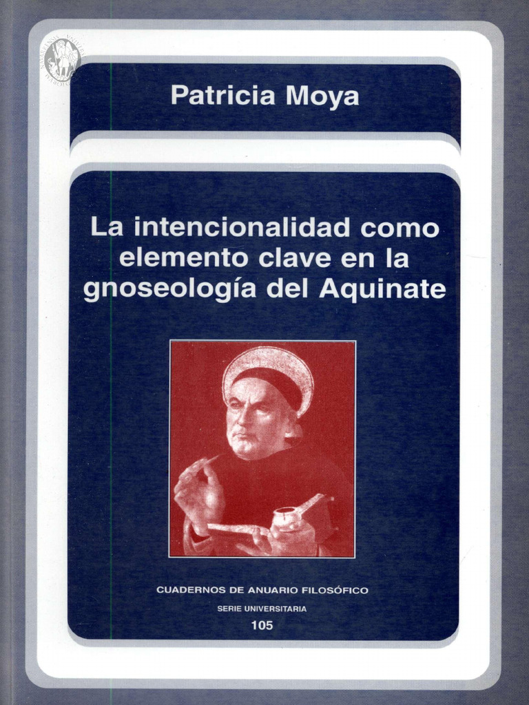 Intencionalidad en la Gnoseología Aquinate | PDF | Tomás de Aquino ...