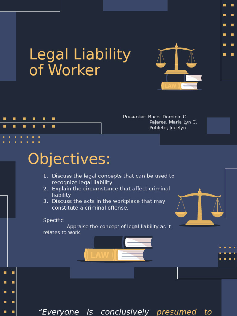 Labor Law Workers Duties - 062430 | PDF | Aiding And Abetting | Crimes