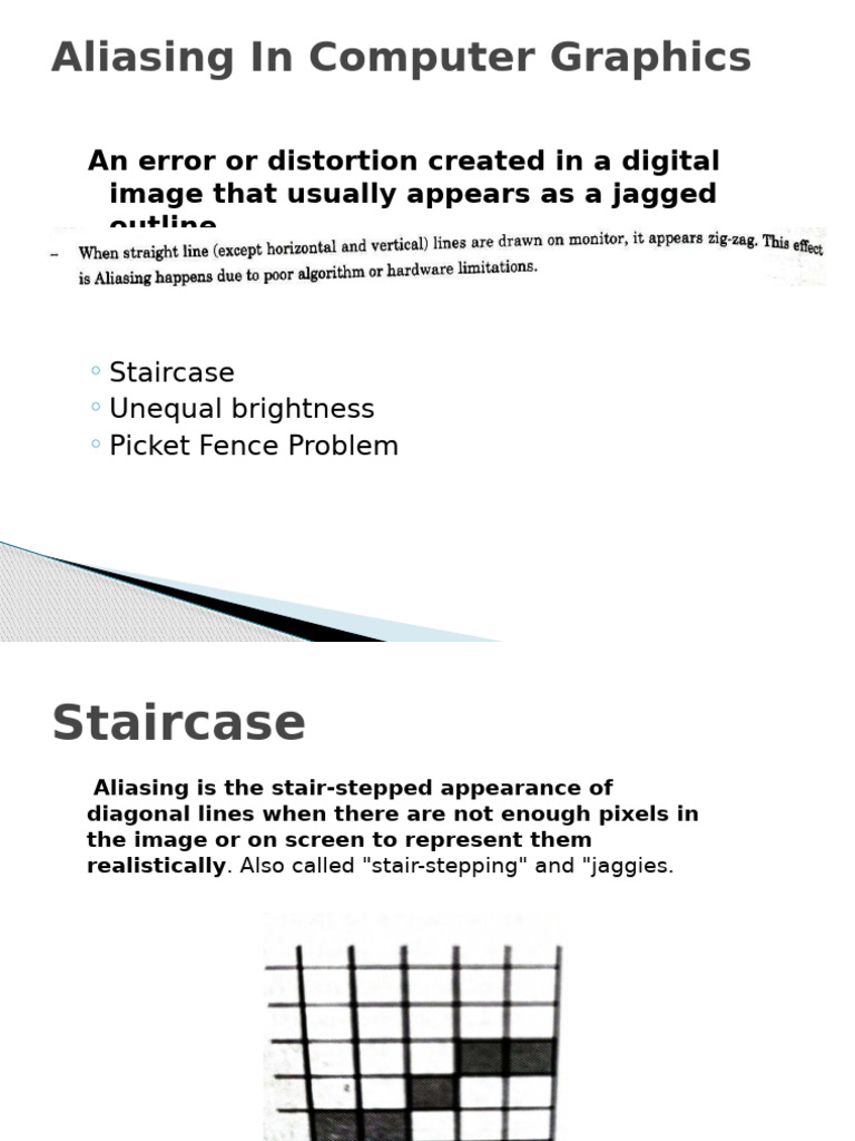 07 - Aliasing, Filled Area Primitives, Polygon Filling | PDF