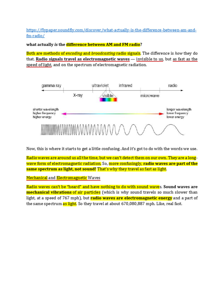 3. AM and FM | PDF | Radio | Frequency Modulation