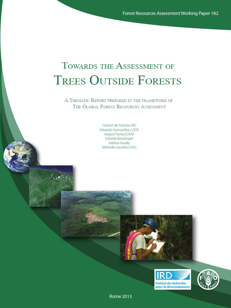 Trees Outside Forests | PDF | Food And Agriculture Organization | Forests