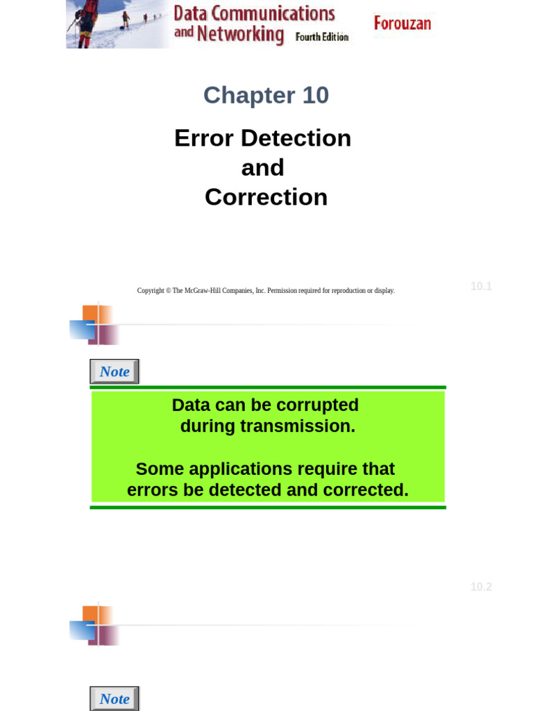 Ch10 - Part 1 | PDF | Error Detection And Correction | Naming Conventions