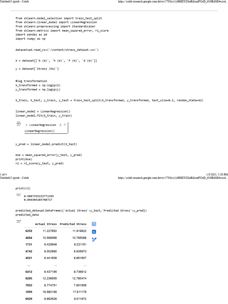 Model Using Transformation | PDF | Mean Squared Error | Data Analysis