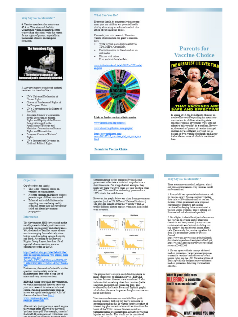 FAN-FOLD-FLYER (2) | PDF | Vaccines | Public Health
