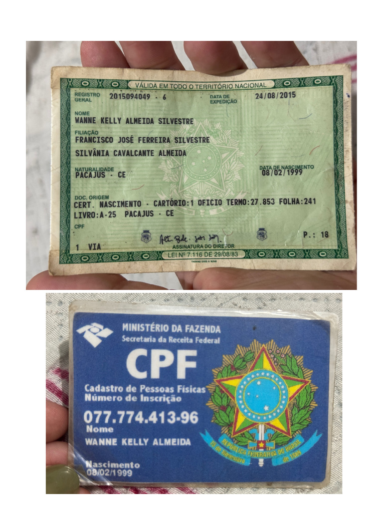 Identidade e CPF | PDF