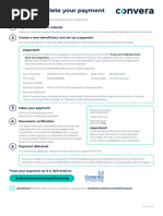 Convera Student Infosheet | PDF | Payments | Banks