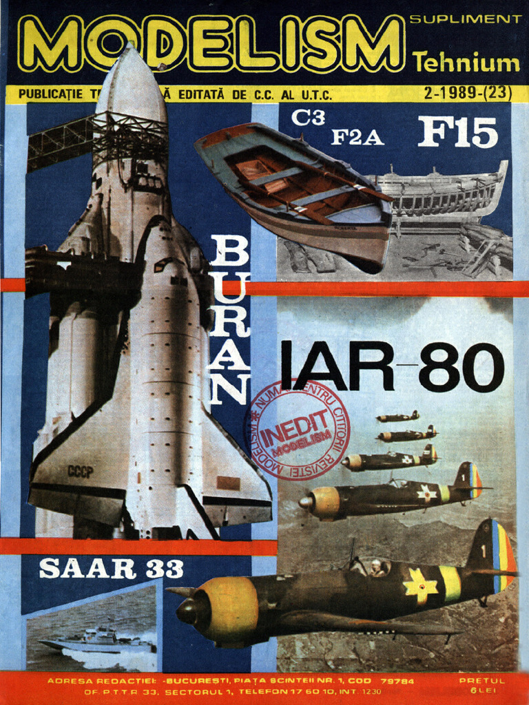 Cristian Crăciunoiu - Modelism, Supliment Tehnium 1989_2 (1989) | PDF