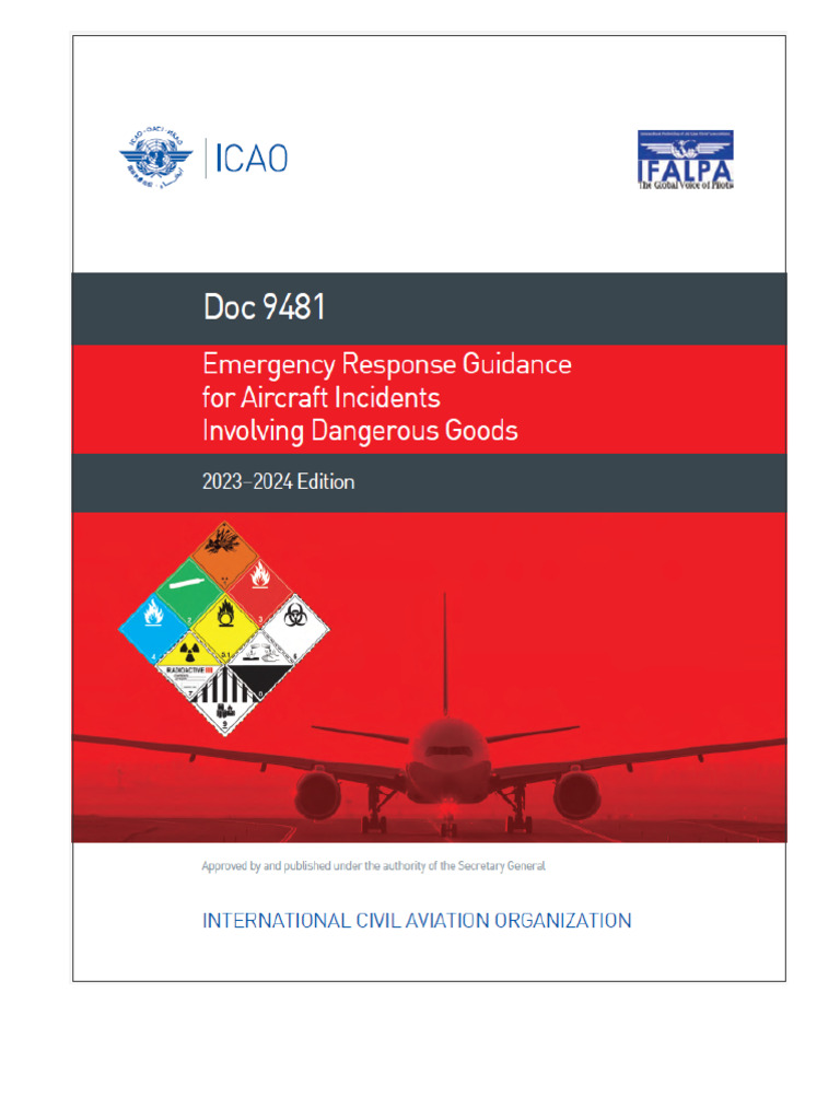 ICAO Emergency Response Guidance 2023-2024 (En) | PDF