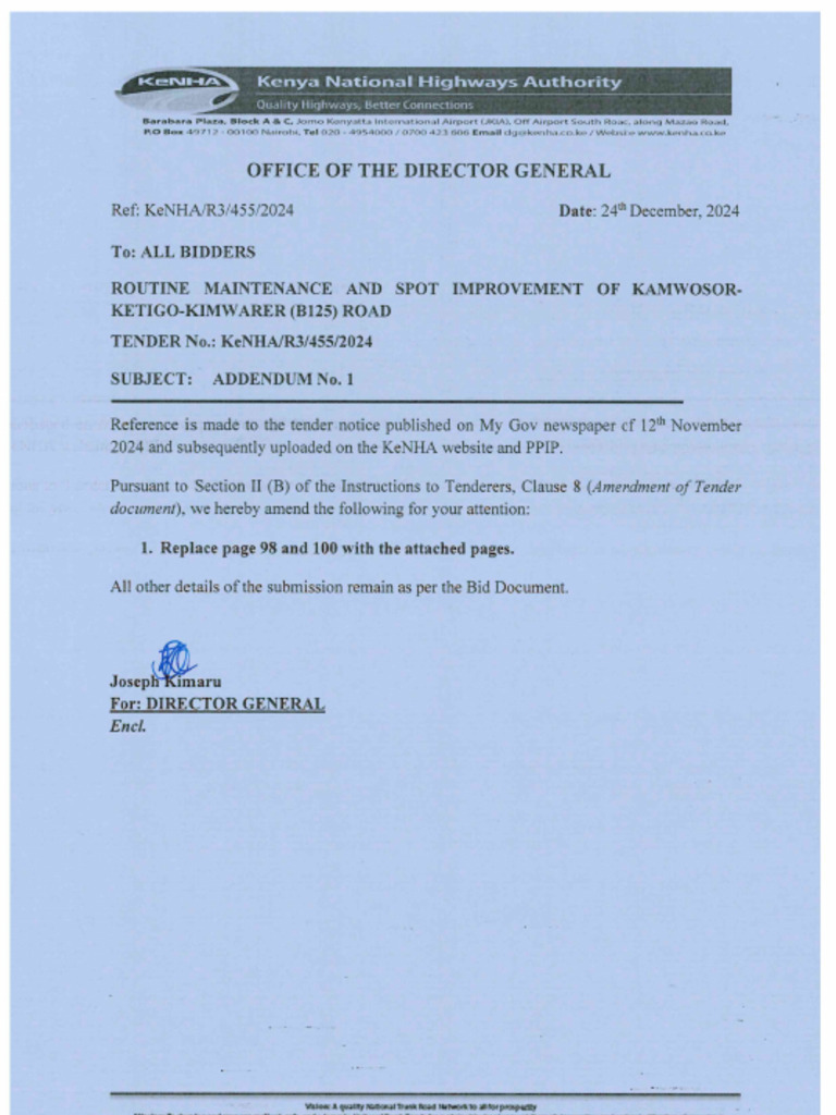 Addendum No. 1 R3 455 | PDF